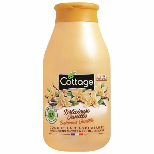 Молочко для душа COTTAGE "Delicious Vanilla", увлажняющее, 250 мл