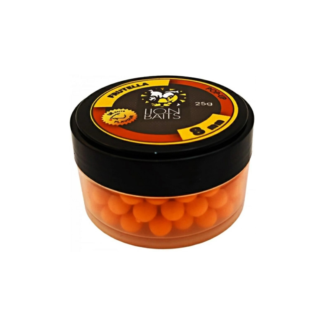 Бойлы плавающие Lion Baits POP-UP 8мм 25гр FRUTELLA (банка: пластик)
