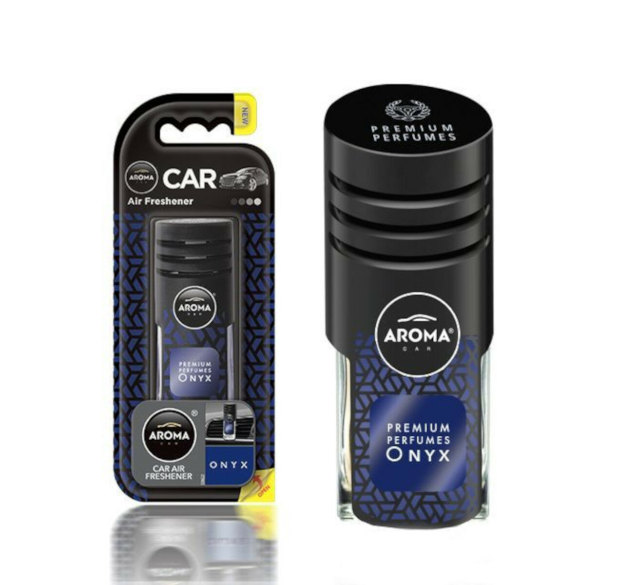 Автомобильный ароматизатор AROMA CAR Prestige Vent onyx