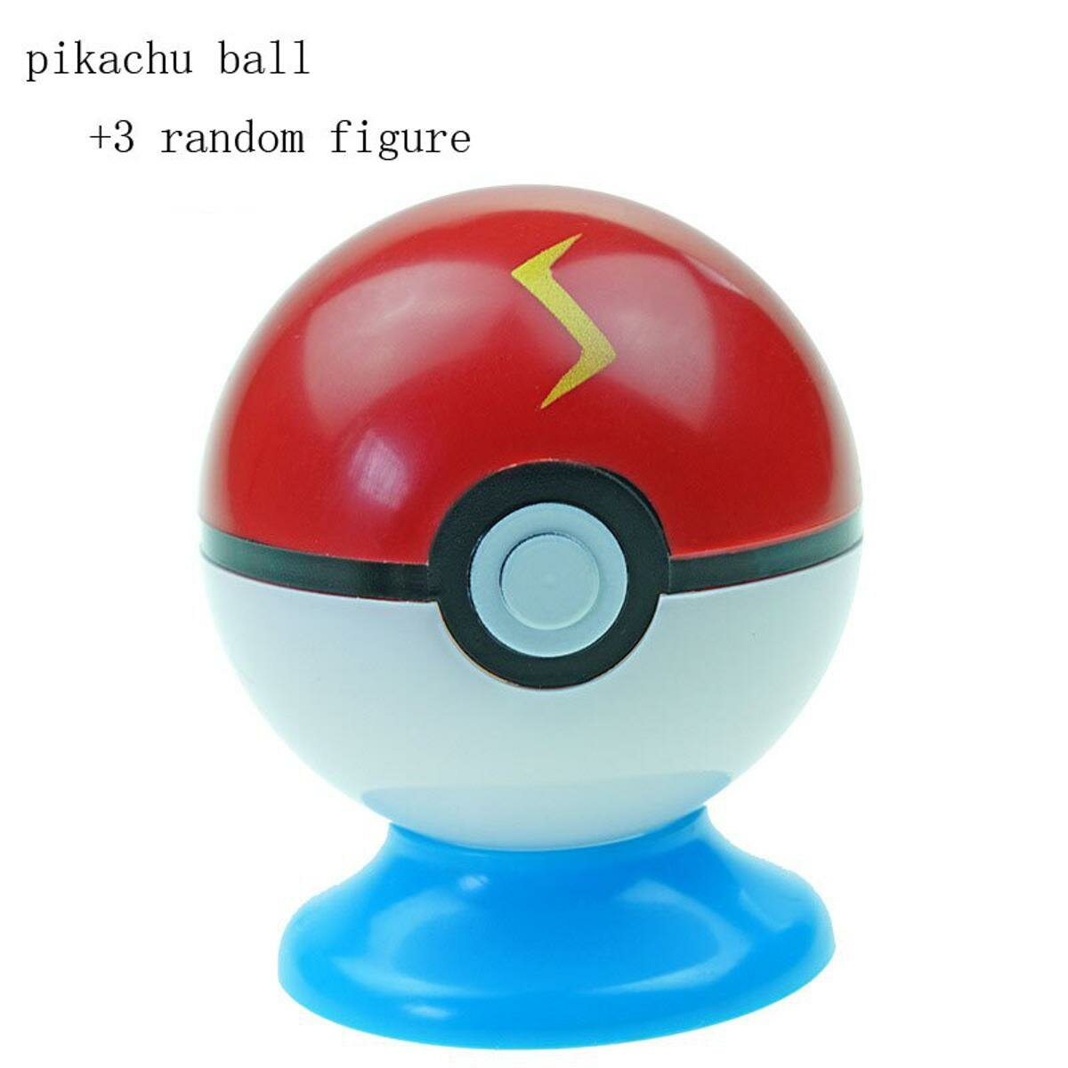 Игрушки покемонов Pokeball + 3 случайных крошечных фигурки Pikachu MoonBall Great Ball Timer Master Ultra GS Pokeball Gr