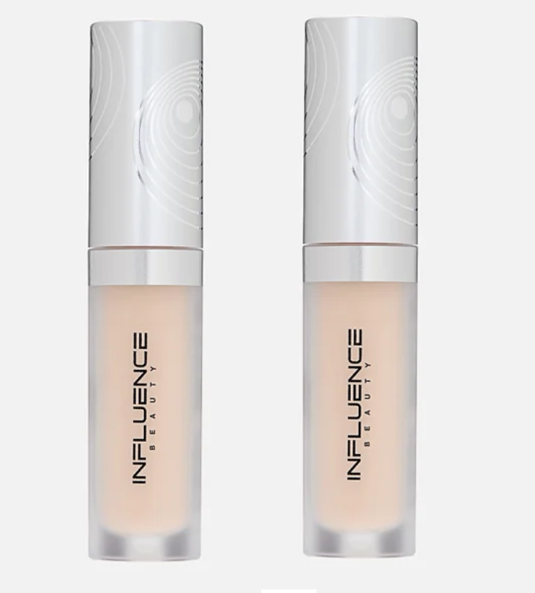 Консилер Influence Beauty массажный светоотражающий Cool Touch, тон 01 светлый, 6 мл - 2 штуки