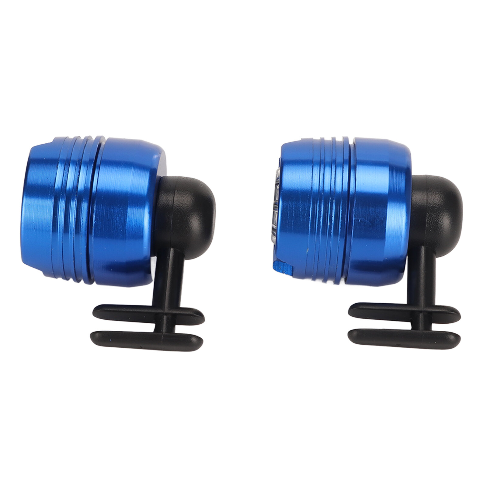 Светодиодные фары для обуви, 2 шт, алюминий, водонепроницаемые, цвет: синий.