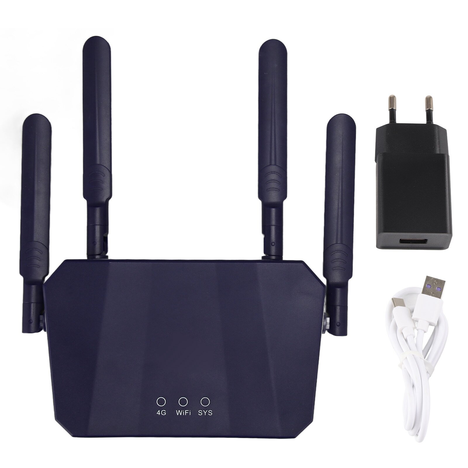 4G LTEроутер: высокоскоростной 300 Мбит/с мобильный WiFi хотспот с SIMслотом, для дома/офиса 100240В