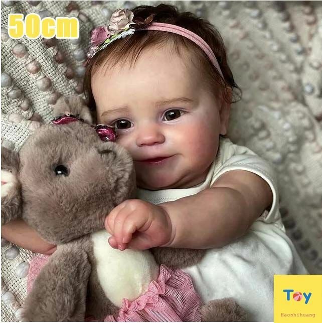 Кукла Реборн Силиконовая Девочка 50 см можно купаться в воде / Pеалистичная кукла