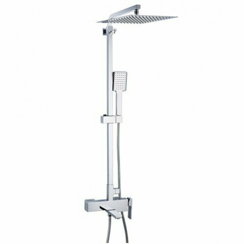 Душевая система со смесителем и тропический душем GAPPO FUTURA G2418 хром