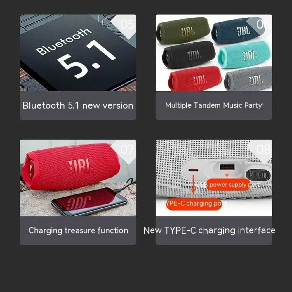 Портативная колонка, Bluetooth, водонепроницаемая, влагозащищенная, стерео, 85дБ, 0,54кг