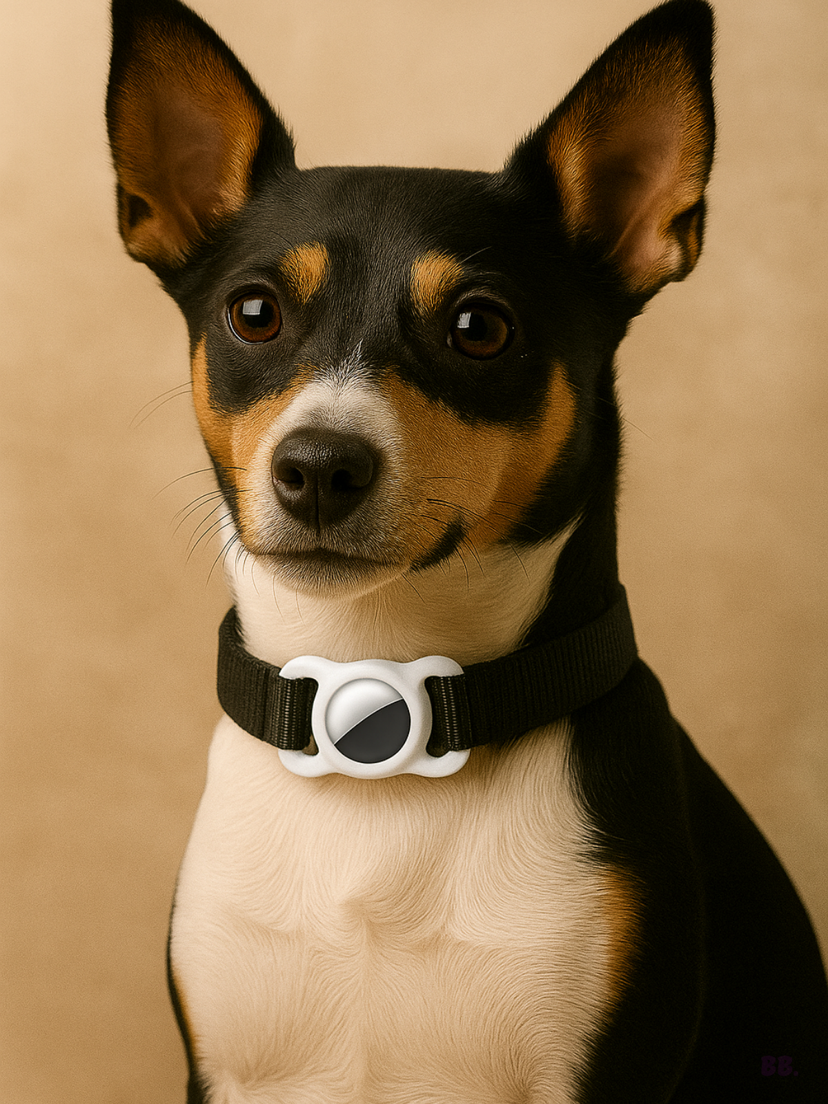 Силиконовый защитный чехол для Apple AirTag, с креплением на ошейник, белый