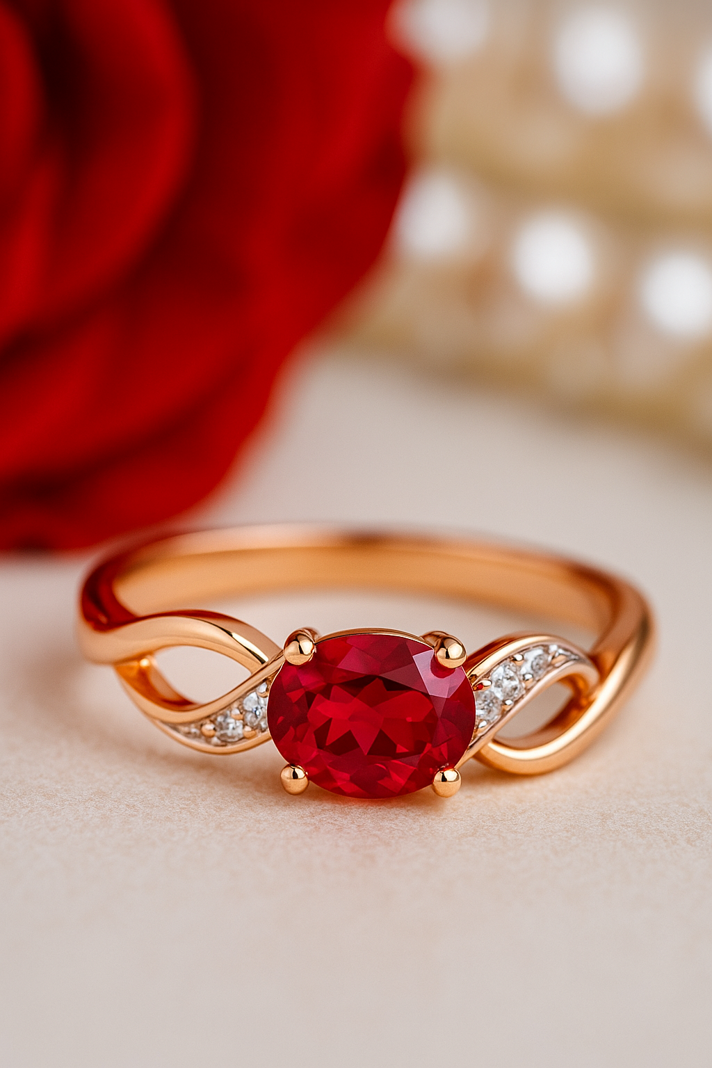 Кольцо, фианит