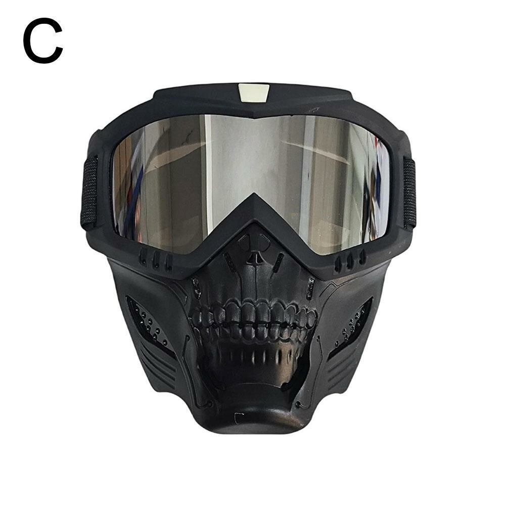 Классная уличная лыжная маска в форме черепа