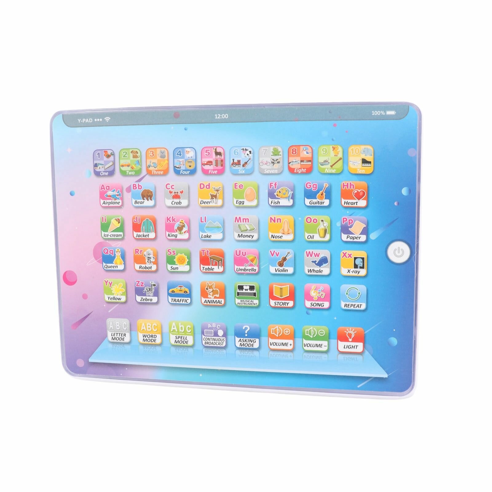 Детский обучающий планшет, английский язык, сенсорный, голосовой, обучающая машина от 3 лет