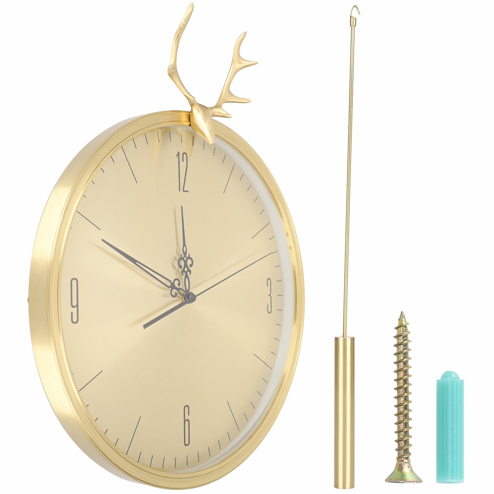 Инновационные латунные настенные часы