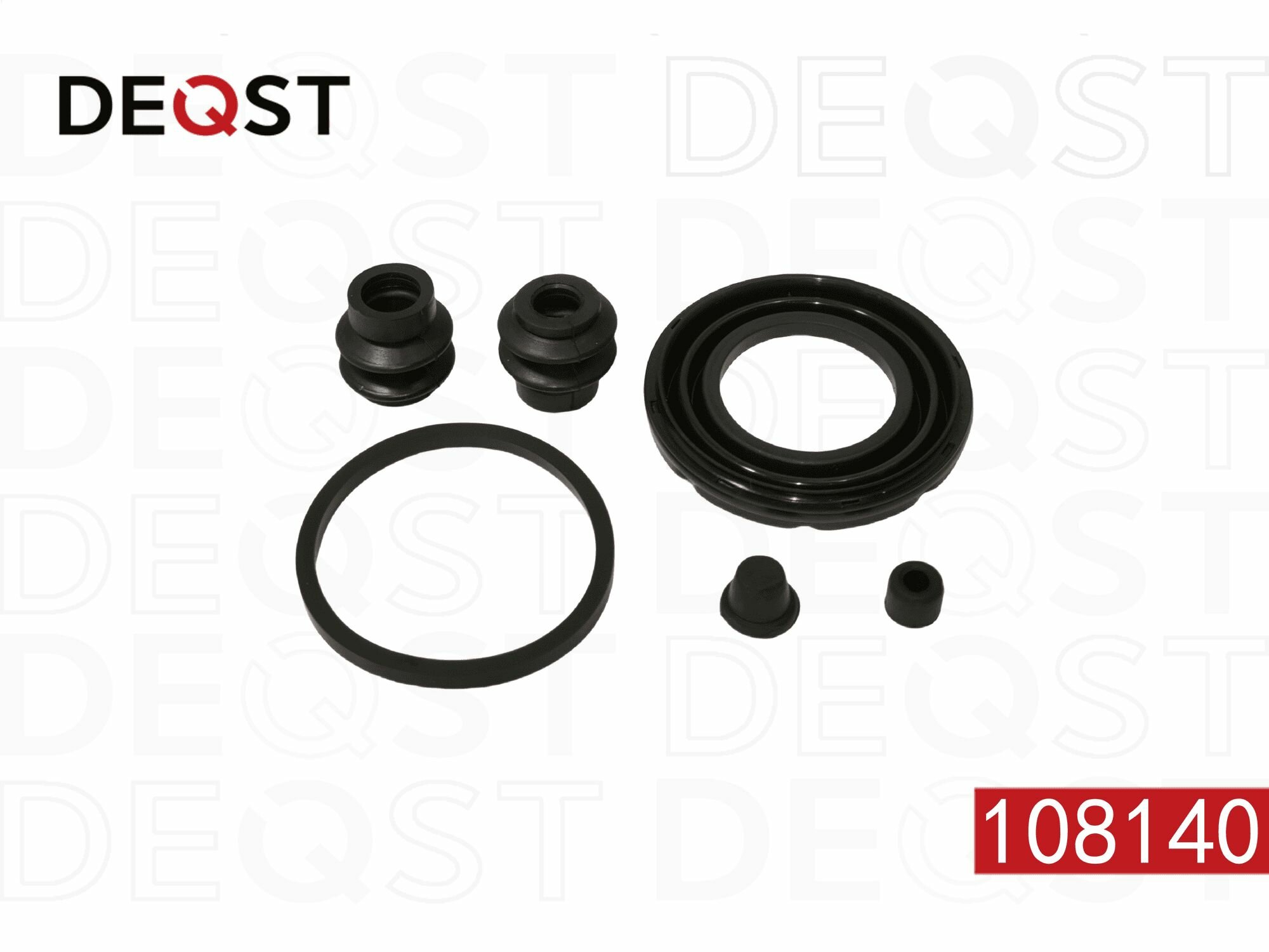 Ремкомплект суппорта Deqst 108140 Nissan Murano (08-), Pathfinder (14-), Qashqai (07-13), Renault Koleos 1 (08-), Infiniti EX, QX50 (07-), FX35 (08-), Q40 (08-), Q70 (05-)