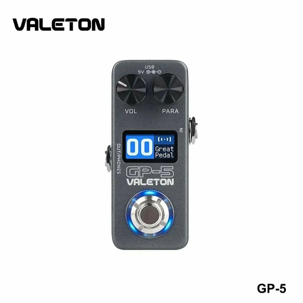 Педаль эффектов GP-5, для бас-гитары и электрогитары, беспроводная, цифровая, 10 эффектов