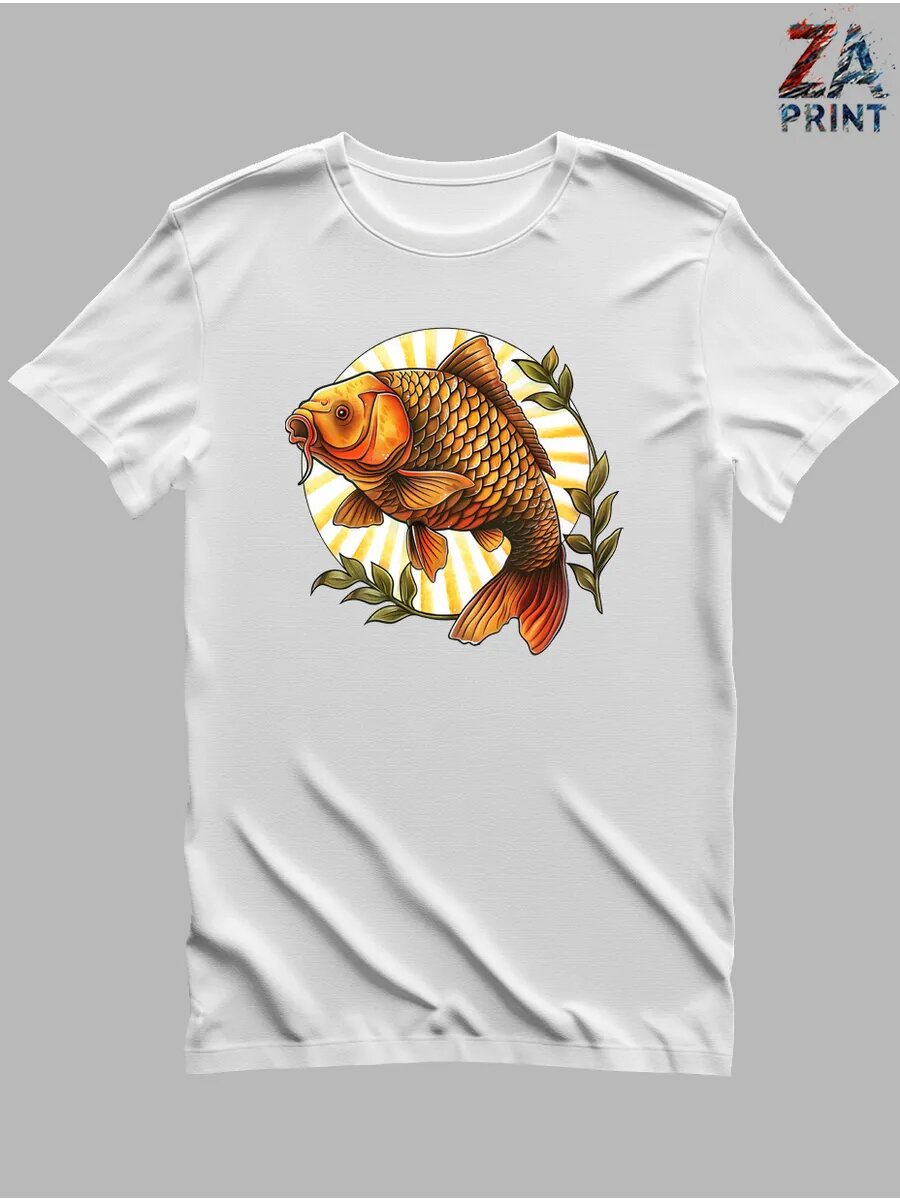 Футболка золотая рыбка