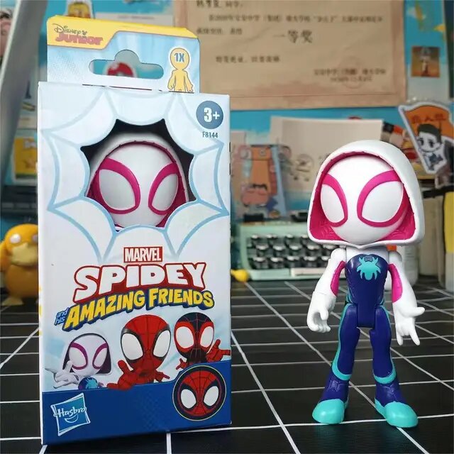 Официальная фигурка Hasbro Marvel Spider-Man и Spider-Man and His Amazing Friends Network Squad Superhero Adventure Q-версии в подарок