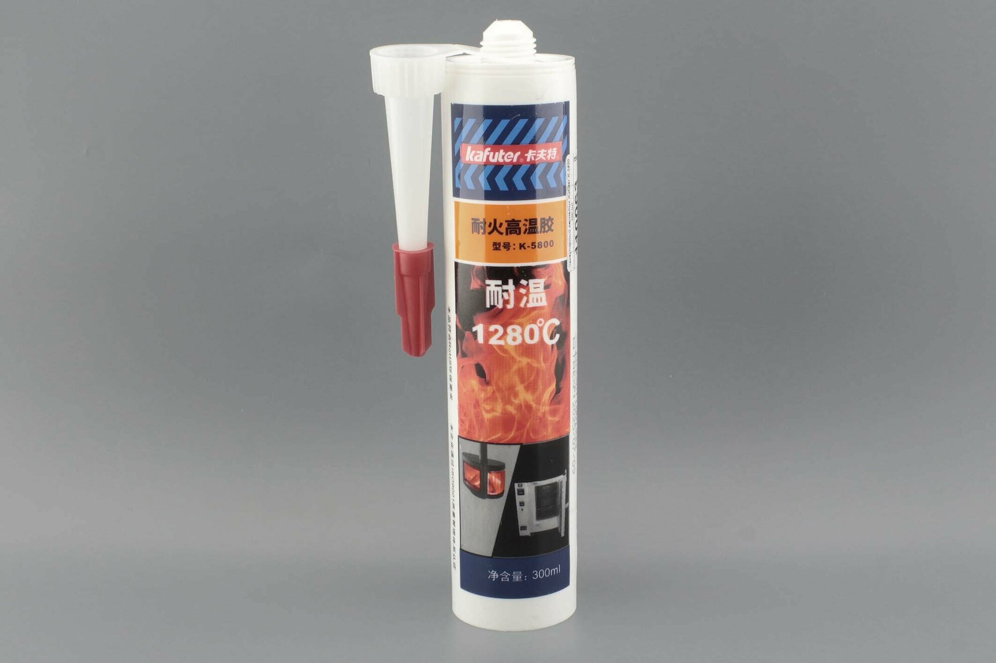 Огнеупорный однокомпонентный герметик Kafuter K-5800 300 мл