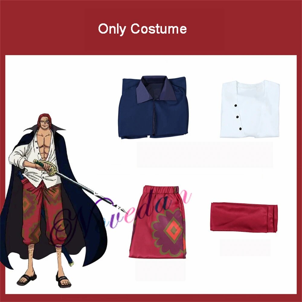 Косплей костюм Красный Шанкс Новедан М, Blue Costume