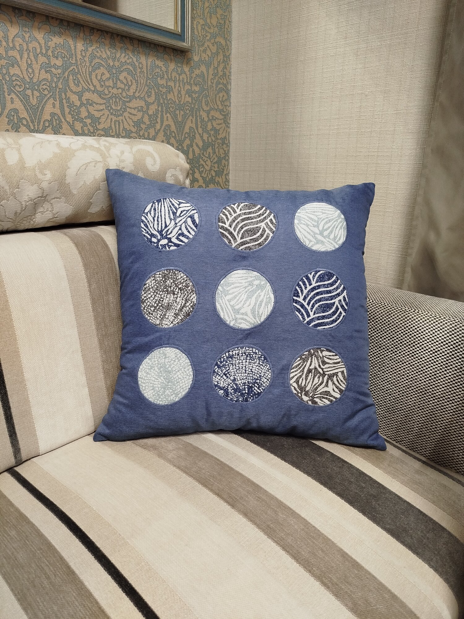 Подушка декоративная Markiza-Design Pechvork, съёмный чехол, 50х50 см