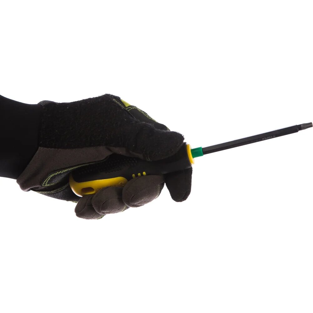 Отвертка Torx TOPEX 39D845 хромованадиевая сталь, прямая рукоятка, магнитный наконечник для бытового использования — фото 1