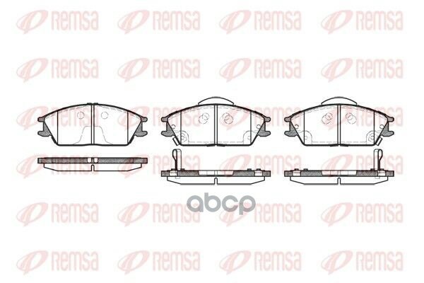 224 22 D5076-01 [45022SA6N50] ! колодки дисковые п Hyundai Accent all 00> Remsa арт. 022422