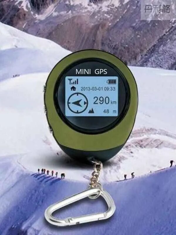 Компас Mini GPS - портативный GPS-навигатор с функцией определения координат и спутниковыми часами