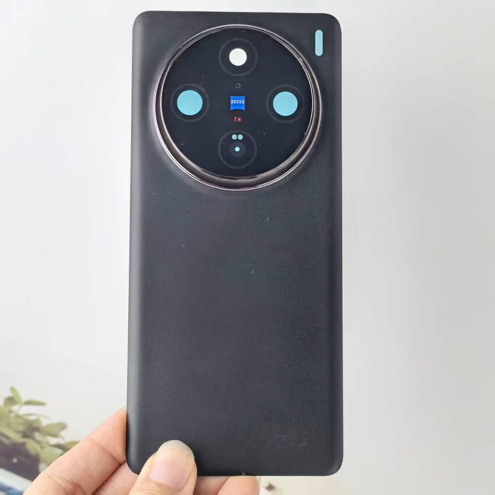 Оригинальный задний стеклянный корпус для VIVO X100 Pro 5G, крышка аккумуляторного отсека, задняя панель, запчасти для ремонта + объектив камеры для VIVO X100Pro