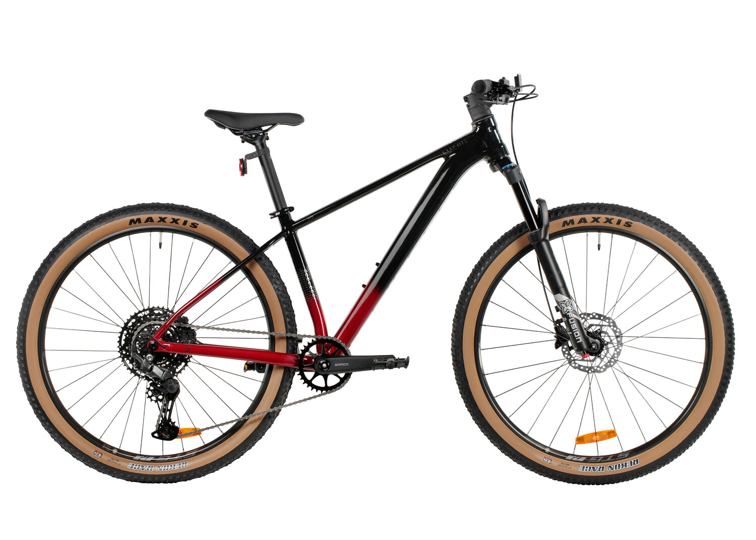 Велосипед Stinger Graphite PRO 27.5 (2025), рама S (155-165 см), черно-красный