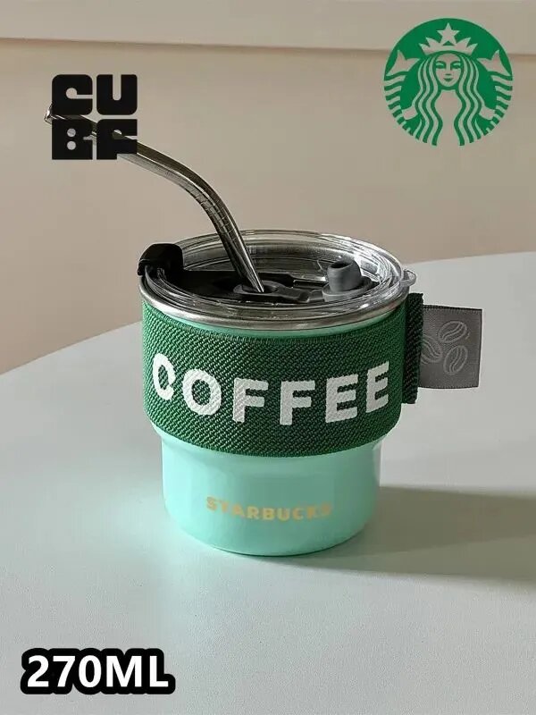 Термокружка Starbucks, 0.27 л, материал: нержавеющая сталь, сохраняет тепло/холод до 6 часов