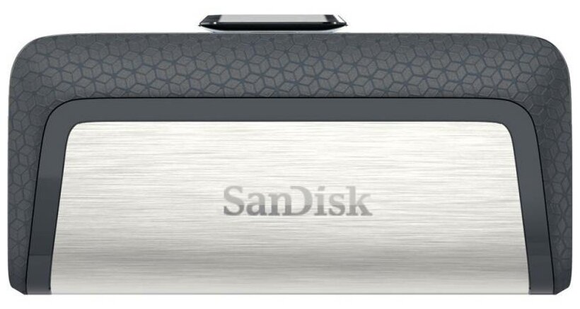 Флеш Диск Sandisk 64Gb Ultra Dual SDDDC2-064G-G46 USB3.0 серый/узор