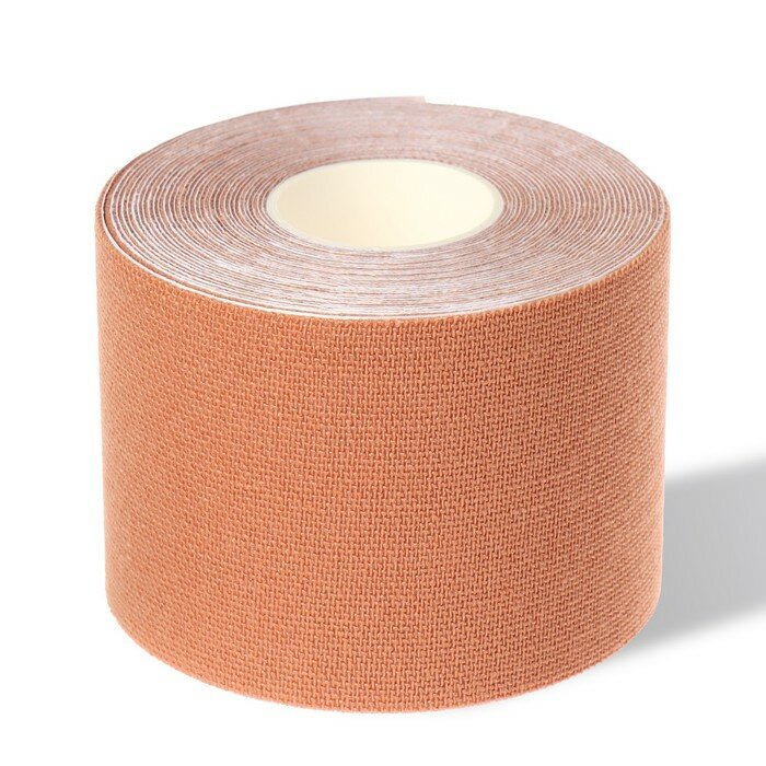 Кинезио - тейп, 5 см × 5 м, бежевый