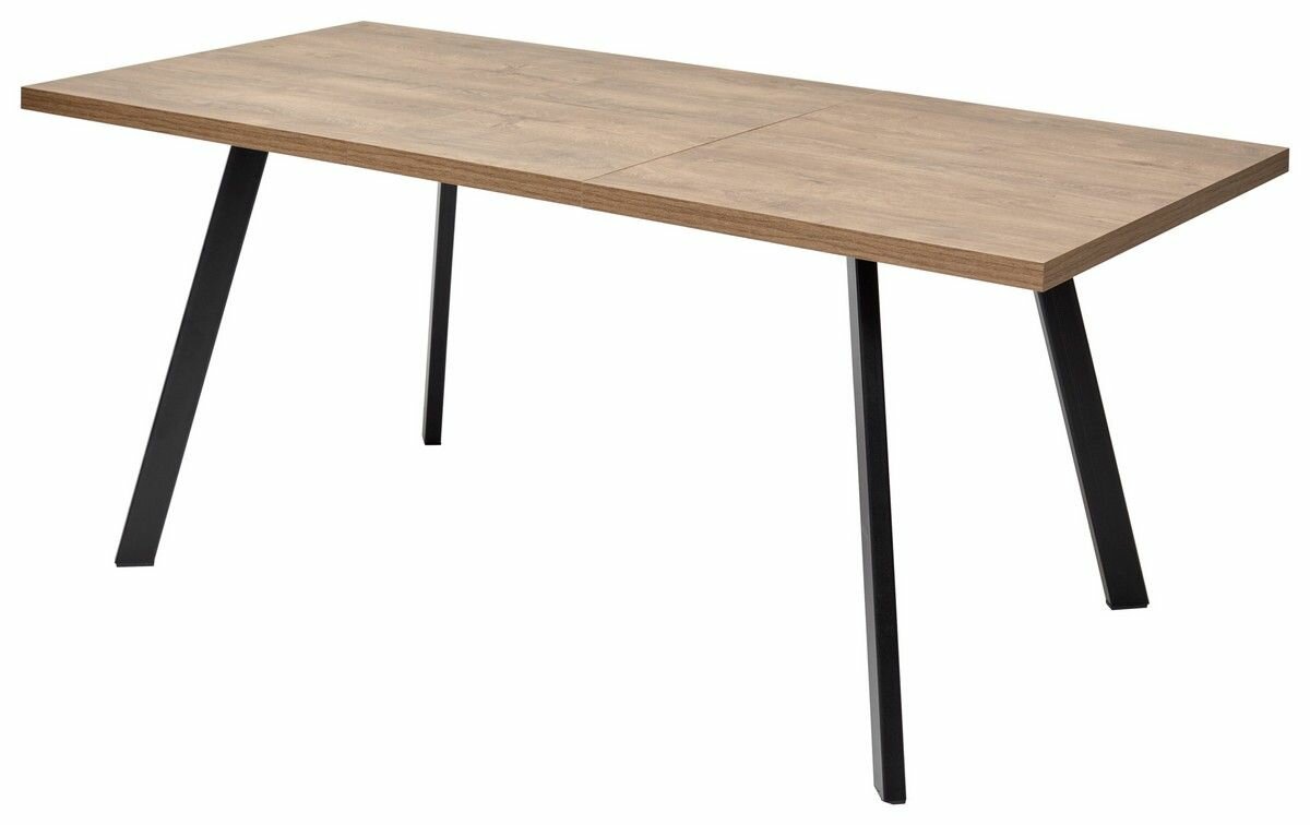 Стол BRICK M 140 M CITY светлое дерево, металл и дерево, прямоугольная столешница, ножки