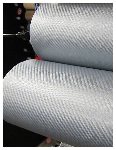 Пленка VIL_SAN "Серый матовый карбон", 152x60 см, самоклеящаяся, антигравийная