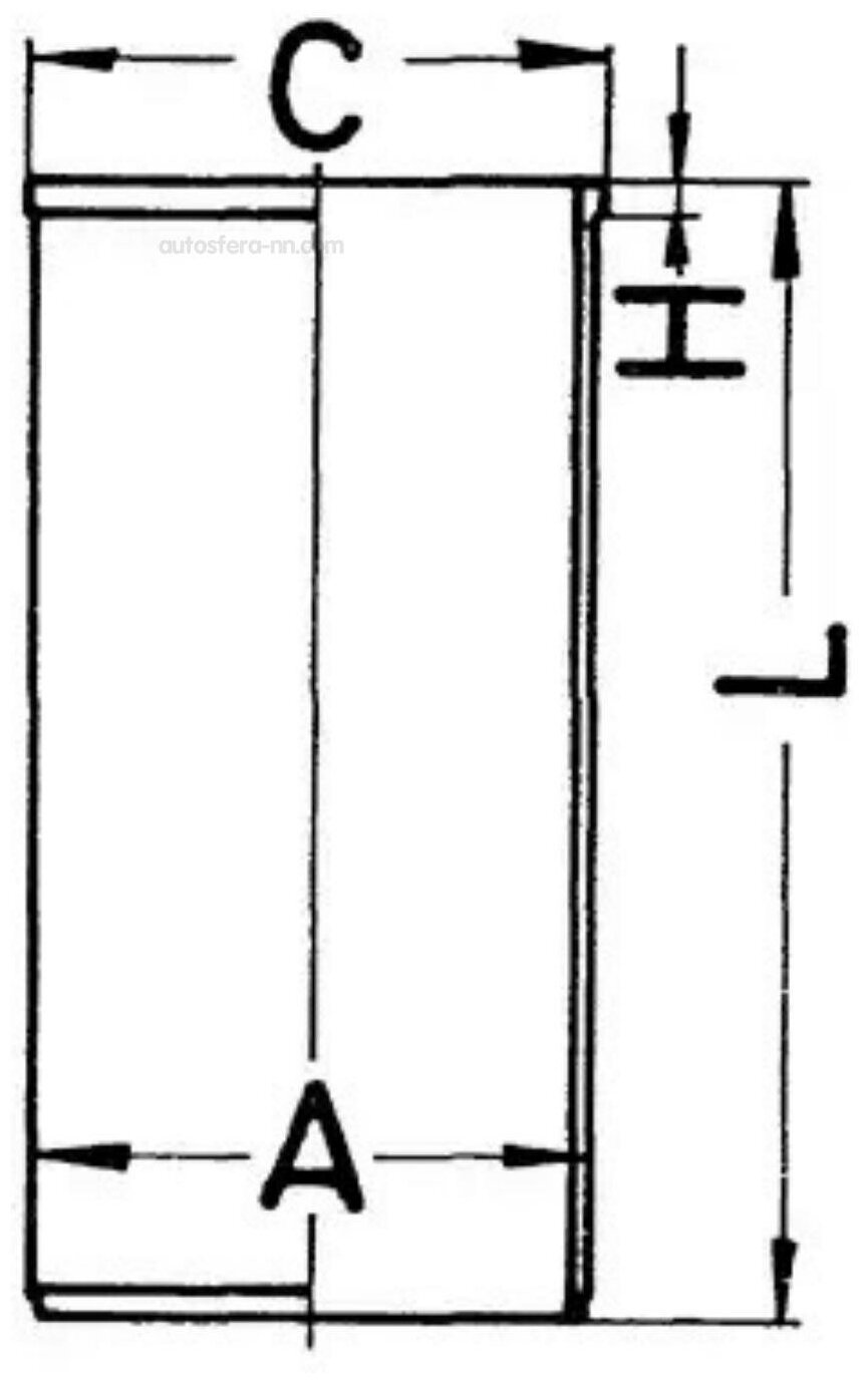 KOLBENSCHMIDT 89823190 Гильза цилиндра ДВС