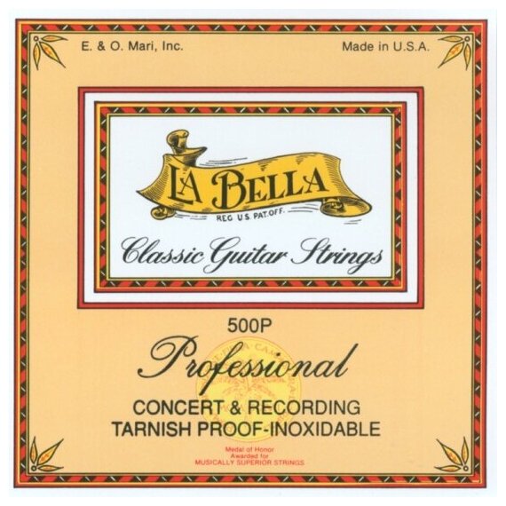 Струны для классической гитары LA Bella 500P
