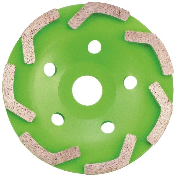 СИБРТЕХ Бумеранг 125 мм алмазная чашка шлифовальная для обработки металла и резки