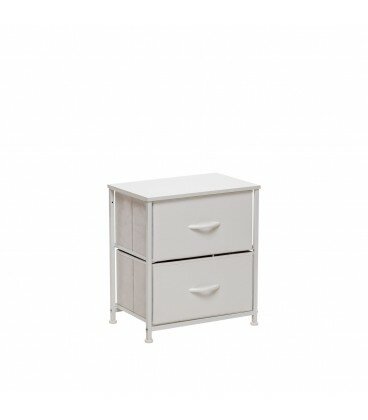 Комод Leset Линкс 2 ящ, Каркас Белый, ящики Белые