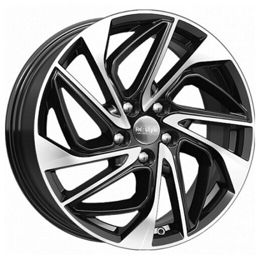 Диск K&k КС883 7x18/5x112 D57.1 ET43 алмаз чёрный
