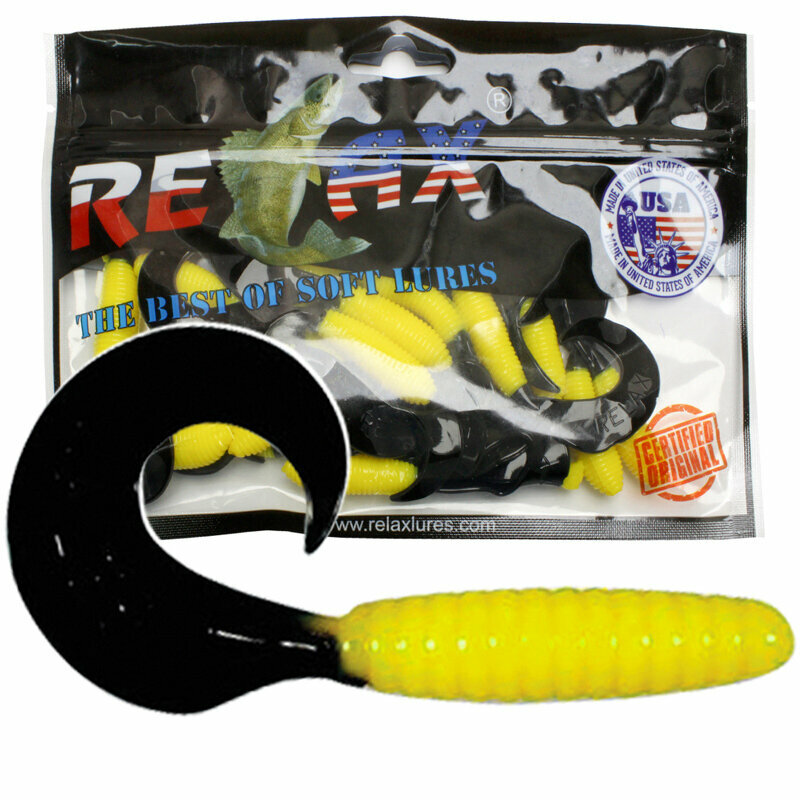 Мягкая силиконовая приманка твистер RELAX TVR 1 (4,0cm), цвет 071, 1 уп. по 25 шт.