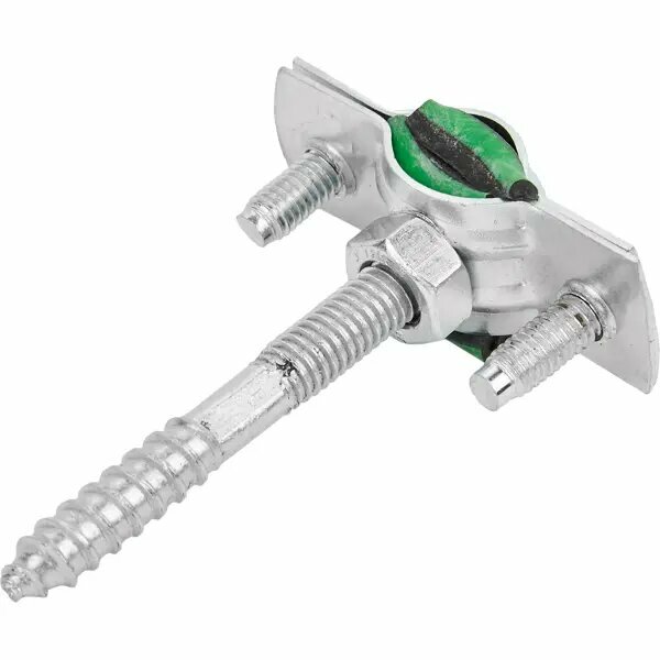 Хомут для труб Mayer 1/4" ø11-15 мм со шпилькой 8x60 и дюбелем гайка M8