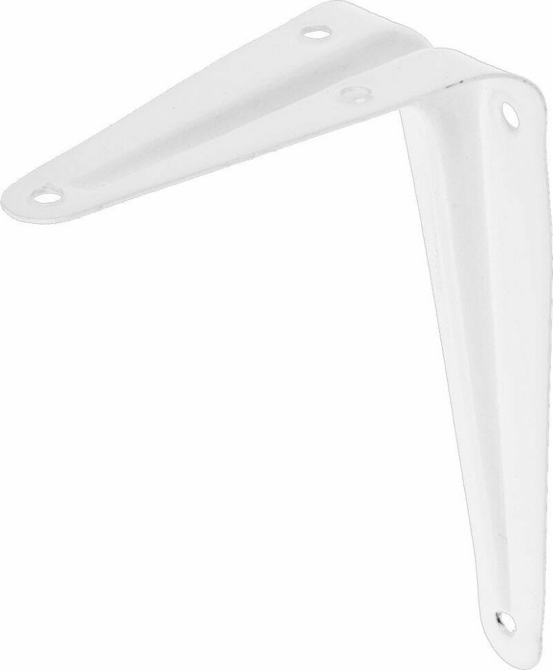 Уголок-кронштейн STAYER "MASTER", 100х75мм, белый, ( 37400-1 )