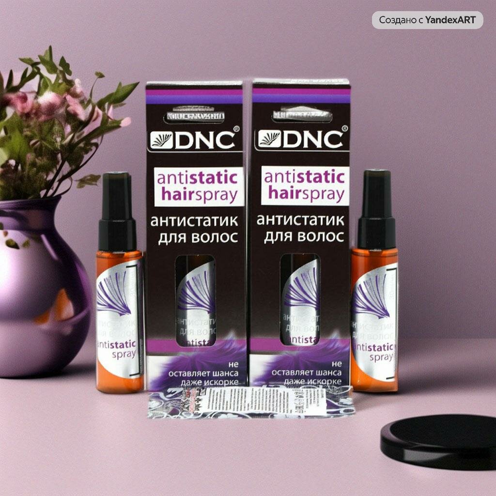 DNC Антистатик для волос спрей 30 мл, 2 шт и Подарок Филлер для волос