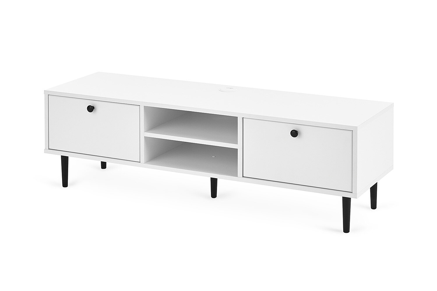 Тумба под ТВ SCANDICA Виго, 129,6х41,2х40, цвет бланж/белый Аляска