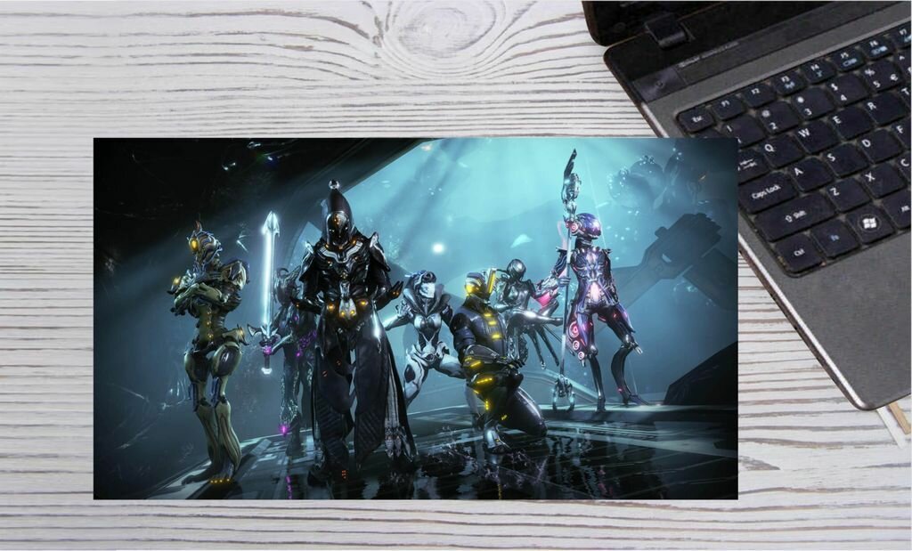 Коврик для мышки игровой 36 на 29 см MIGOM Warframe, Варфрейм №7