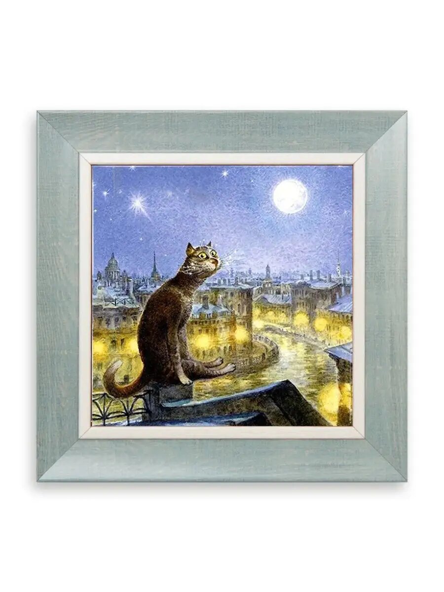 Картина на стену. Питерские коты