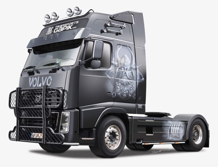 3931 Italeri Тягач Volvo FH-16 XXL "Viking" 1/24