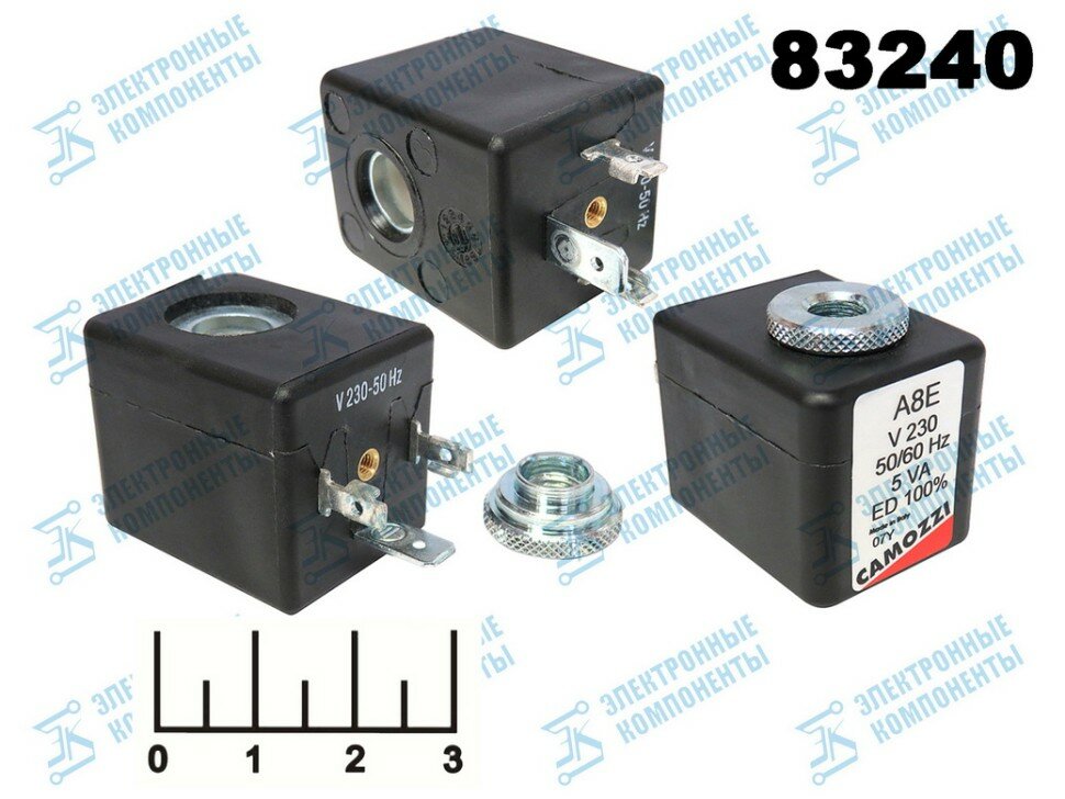 Соленоид ~220V 5W (A8E) d-10/10