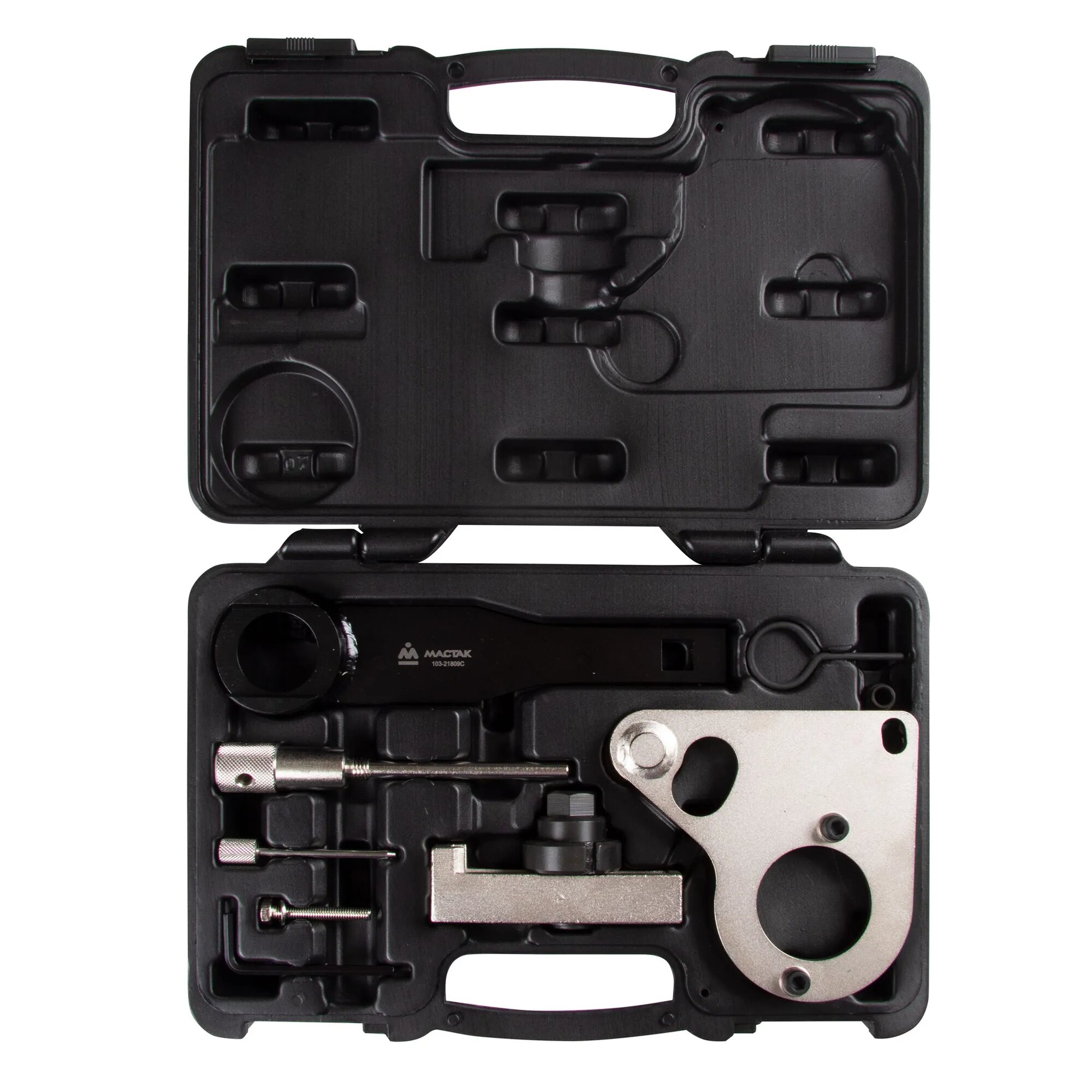 103-21809C Набор фиксаторов распредвала / коленвала, Renault/Nissan/Opel, кейс, 9 предметов мастак 103-21809C