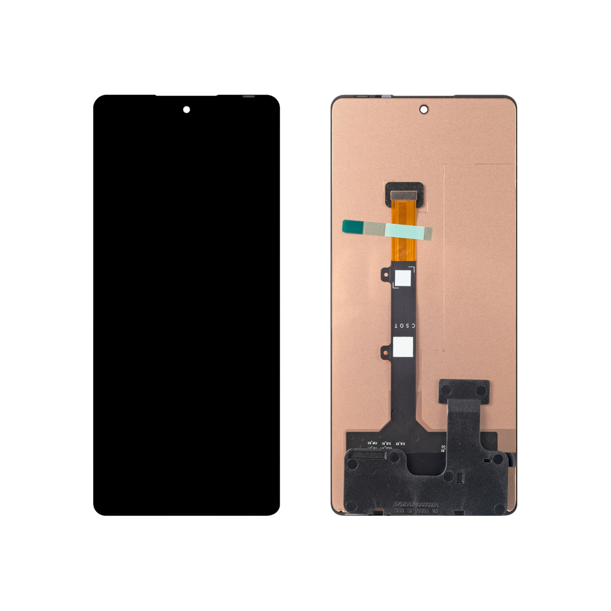 Дисплей (экран) в сборе с тачскрином для Tecno Camon 30 (CL6) черный (Premium LCD) / 1080x2436