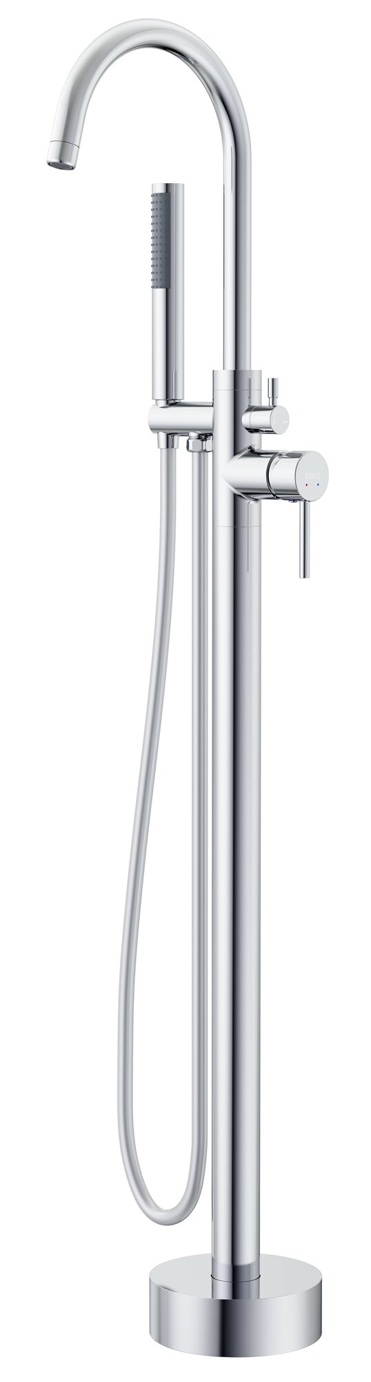 Смеситель для ванны ESKO F1 напольный, латунь категории А, лейка+шланг