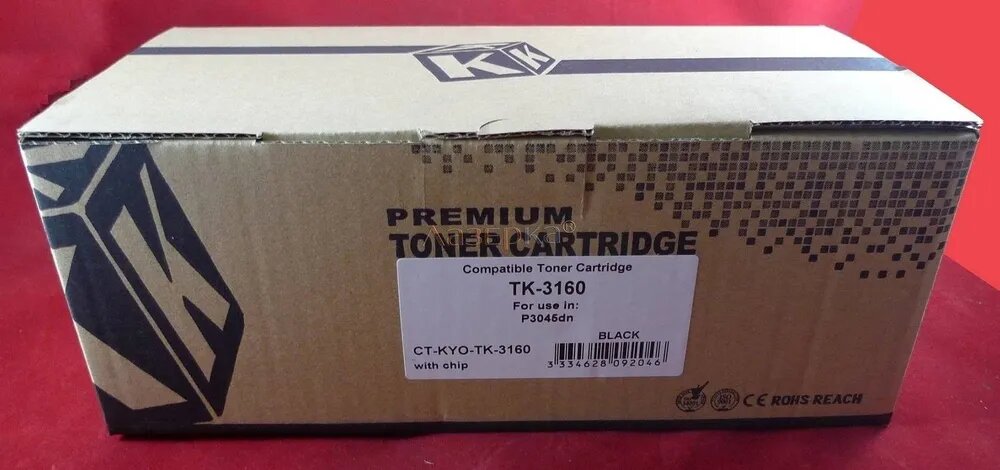Тонер-картридж для Kyocera P3045dn/P3145dn/P3150dn/P3155dn/M3145dn/M3645dn TK-3160 ув. емк. 22K ELP